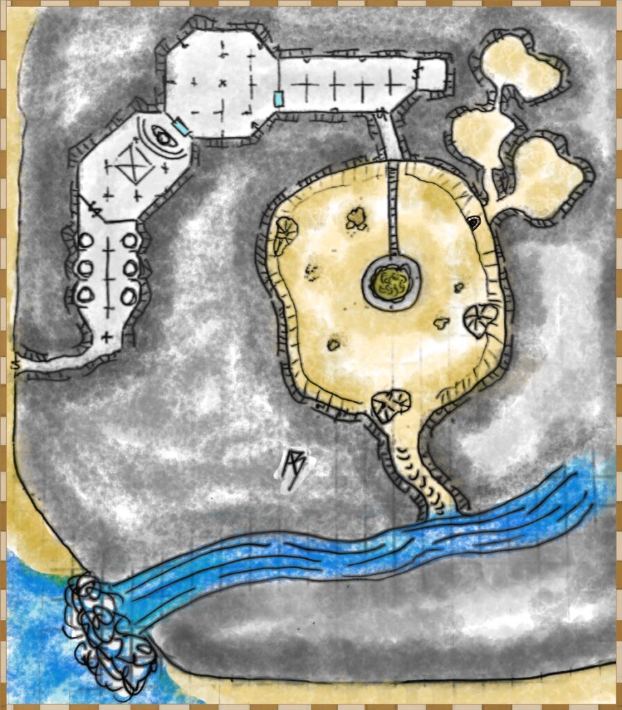 Map: The Desert Tomb - Cresthaven RPG