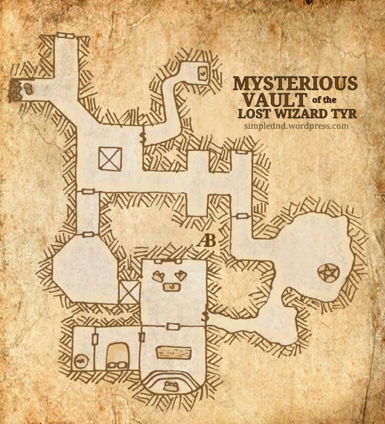 Mysterious Vault of the Lost Wizard Tyr - Cresthaven RPG