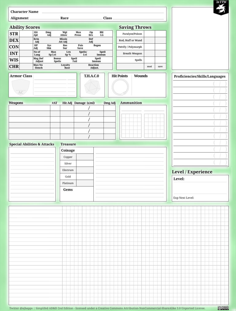 Advanced Dungeons and Dragons 2nd Edition Dungeon Master Screen and ...